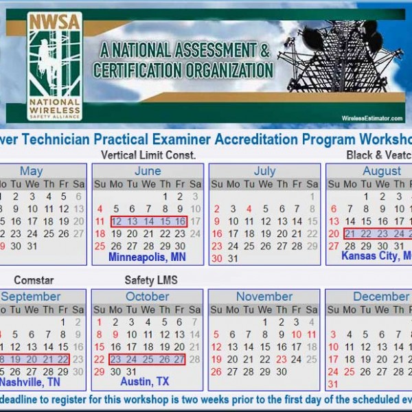 NWSA’s practical examiner workshops will begin on June 12 | Wireless ...