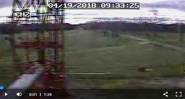 Shocking tower collapse video shows an erector just two seconds away ...